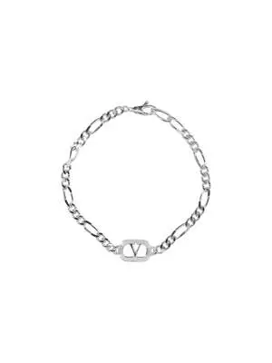Valentino Garavani Light & Natural Brass Bijoux Accessory - Silver