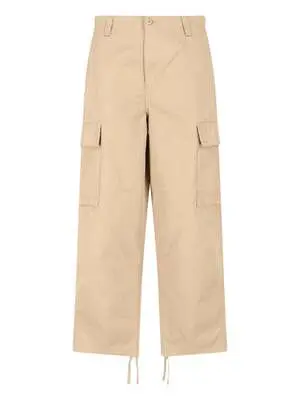 Carhartt Work In Progress Trousers In 100% Cotton