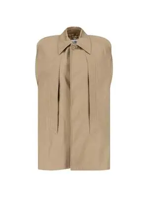 MAISON MARGIELA Sleeveless Trench Cape Vest