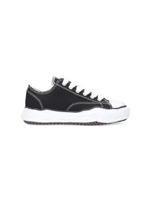 Mihara Yasuhiro Lace Up Sneakers - Black
