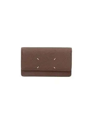 MAISON MARGIELA Bovine Leather Wallet With Brushed Metallic Hardware