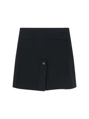 COURREGES A-line Mini Skirt With Button Front