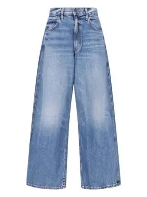 NILI LOTAN High-rise Wide-leg Jeans - Blue