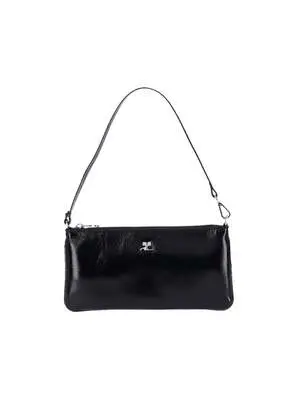 COURREGES Patent Leather Shoulder Bag