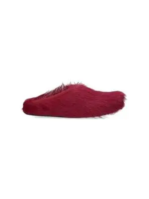 Marni Calf Hair Sandals - Red