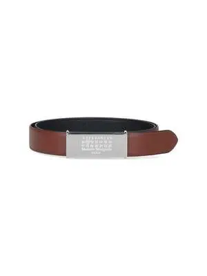 MAISON MARGIELA Reversible Leather Belt For - Black