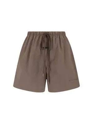 Fear Of God Essentials 100% Polyester Tapered Trousers - Brown