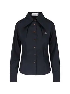 VIVIENNE WESTWOOD Cotton Button-front Shirt - Black