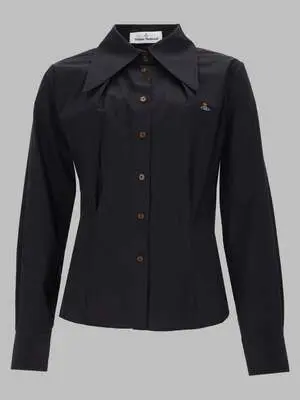 VIVIENNE WESTWOOD Vivienne Westwood Cotton Button-Front Shirt Black