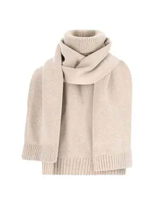 IVIR Light & Natural Wool-cashmere Scarf - Beige