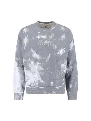 MAISON MARGIELA Zip Up Stand Collar Sweatshirt - Grey