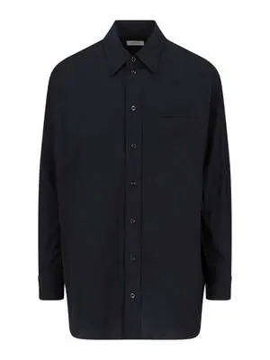 LEMAIRE 100% Cotton Shirt - Black
