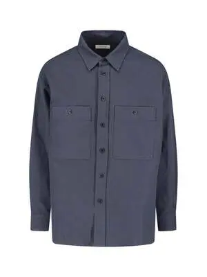 LEMAIRE 100% Cotton Shirt - Blue
