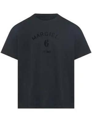 MAISON MARGIELA Graphic Cotton T-shirt - Black