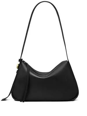 Tory Burch Leather Shoulder Handbag - Black