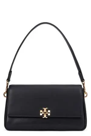 Tory Burch Monogrammed Tote Bag - Black