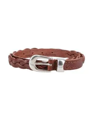Our Legacy Braided Leather Belt - Brown