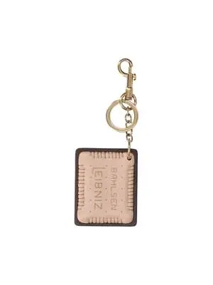 ANYA HINDMARCH Goat Leather Keychain - Brown