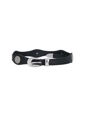 Our Legacy Bull Hide Leather Belt - Black