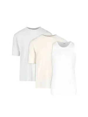 JIL SANDER Italian-made 100% Cotton Short-sleeve T-shirt For - Multicolour