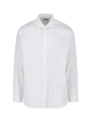JIL SANDER Lightweight 100% Cotton Shirt For - White