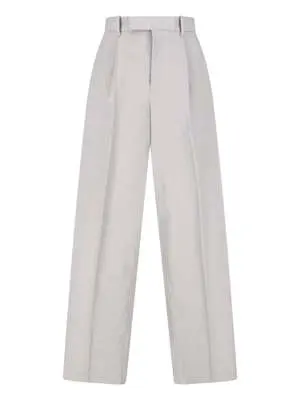 JIL SANDER Tailored Wide-leg Trousers - Grey