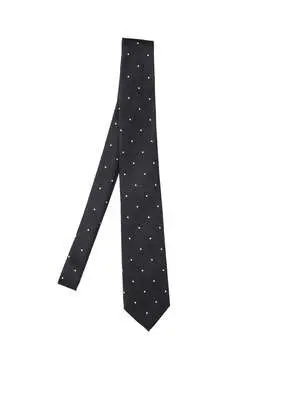 TOM FORD Mulberry Silk Neck Tie - Black