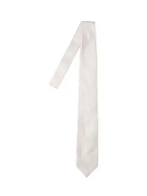 TOM FORD Mulberry Silk Neck Tie - White