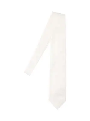 TOM FORD Lightweight 100% Mulberry Silk Tie For - White