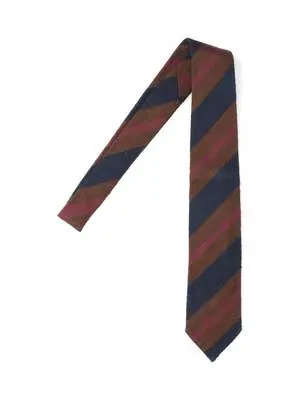 FINAMORE 1925 100% Silk Patterned Neck Tie - Multicolour