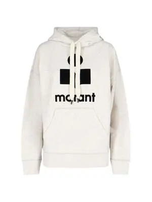 MARANT ETOILE Logo Print Pullover Hoodie