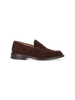 TRICKER'S Suede Loafer Shoes - Brown