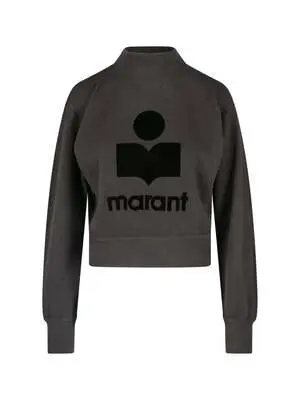 MARANT ETOILE Logo Sweatshirt - Black