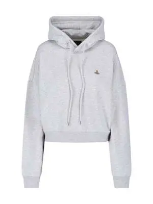 VIVIENNE WESTWOOD 100% Cotton Sweatshirt Sweater - Grey