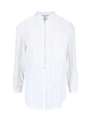 Seafarer Mandarin Collar Shirt - White