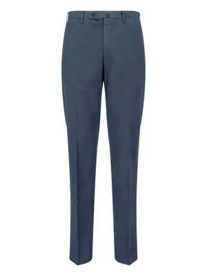Incotex Stretch Cotton Trousers - Blue