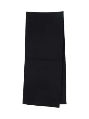 BERNER KUHL Asymmetrical Wrap Skirt - Black