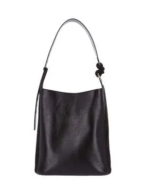 ANYA HINDMARCH Leather Handbag With Turn Lock - Brown