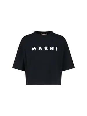 Marni 100% Cotton T-shirt - Black