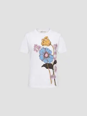 Marni 100% Cotton Floral Print T-shirt - Prw01