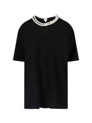 Junya Watanabe Pearl Collar Short Sleeve Dress