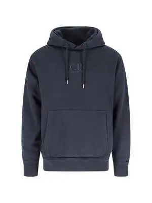C.P. COMPANY C. P. Company 100% Cotton Crewneck Sweater - Blue