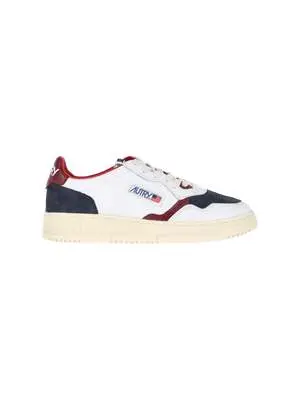 AUTRY Leather & Suede Sneakers - Multicolor