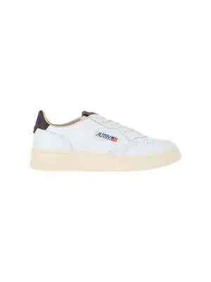 AUTRY Leather & Suede Sneakers - White