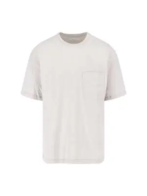 LEMAIRE Pocket Crewneck T-shirt - Cream