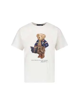 Polo Ralph Lauren Polo Bear Graphic T-shirt - White