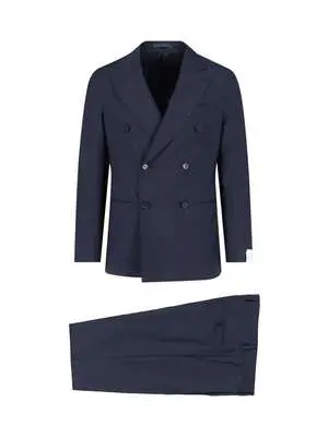 Caruso Wool-mohair Dress - Blue