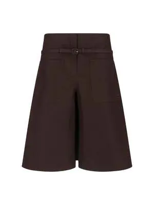 COURREGES Tailored Trousers With Soft Lining - Brown