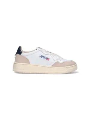 AUTRY Mini Medalist Low Sneakers - White