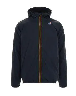 K-WAY K-WAY Quilted Padded Hooded Down Jacket Blue Depth